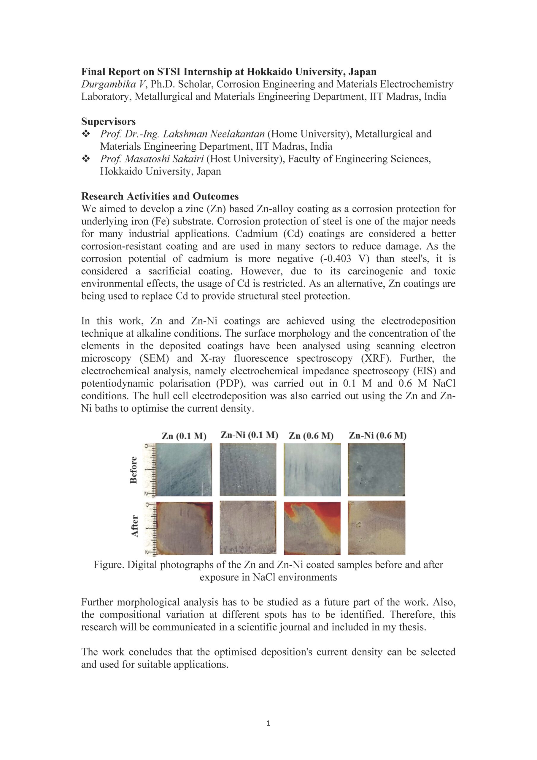 VENKATACHALAM Durgambika Independent Research Experience Report FY2024