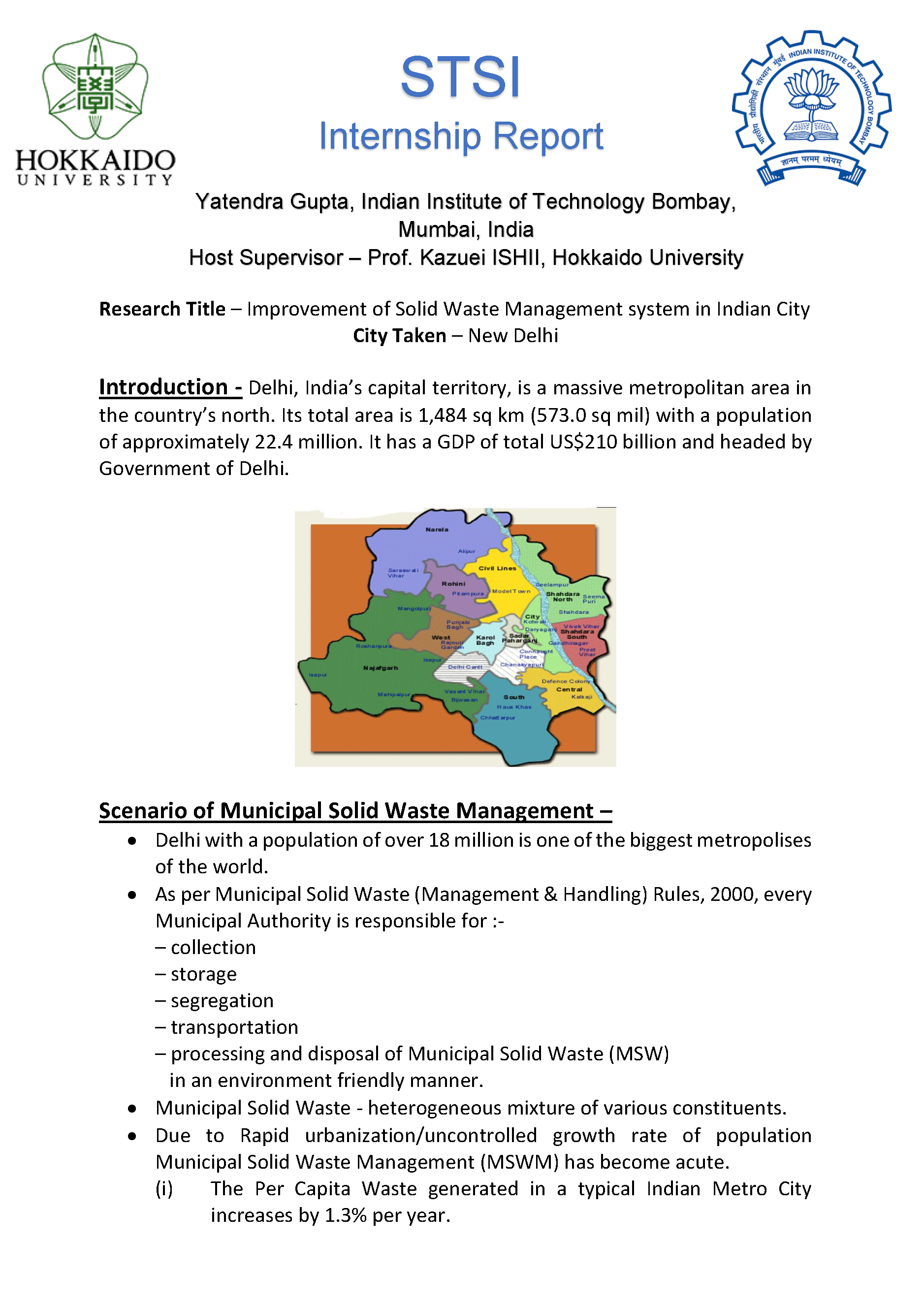 体験談 – ページ 2 – 北海道大学 One Program for Global Goals